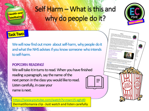 Self-Harm | Teaching Resources