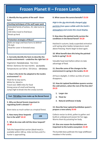 Frozen Planet 2 | Teaching Resources