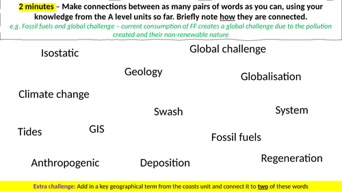 AQA A level Geography - Coasts - Deposition and Beaches - Swash/Drift ...