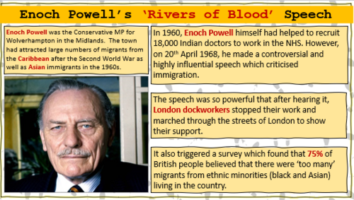Migrants Britain - Modern Experiences of Black & Asian Migrants - GCSE ...