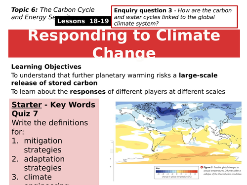 18-19 – Responding to Climate Change (The Carbon Cycle and Energy ...