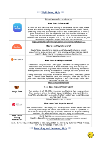 Staff Wellbeing Teacher Toolkit | Teaching Resources