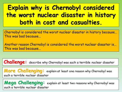 Chernobyl | Teaching Resources