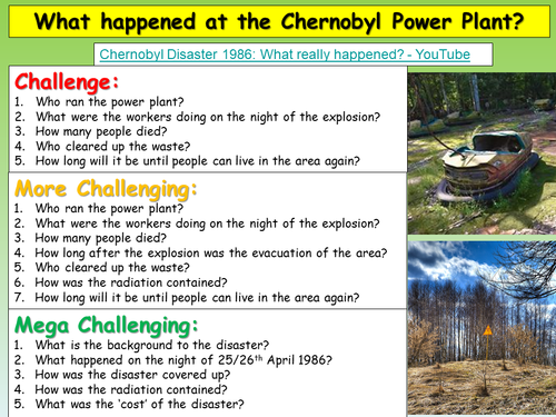 Chernobyl | Teaching Resources