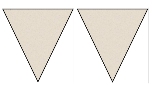 Light Grey Triangle Bunting | Teaching Resources