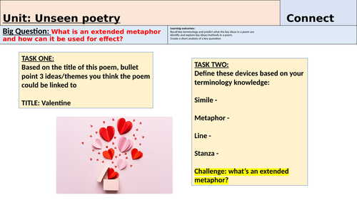 AQA Unseen Poetry mini-scheme - 6 lessons | Teaching Resources