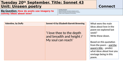 AQA Unseen Poetry mini-scheme - 6 lessons | Teaching Resources