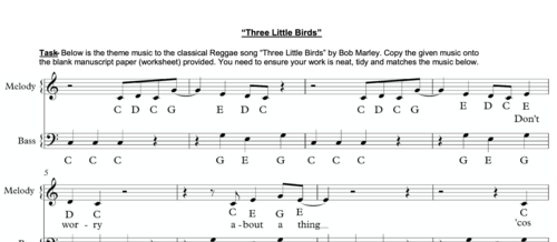 Reggae Music (Cover Work Booklet) | Teaching Resources