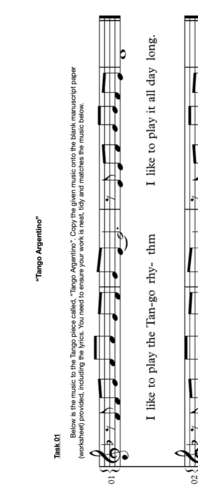 Tango Music (Cover Work Booklet) | Teaching Resources