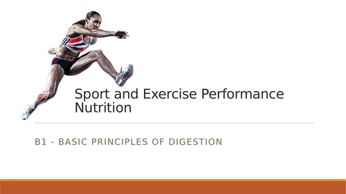 Unit 13 - Nutrition Bundle - BTEC L3 Sport & Exercise Science ...