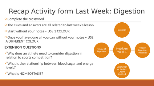 Unit 13 - Nutrition Bundle - BTEC L3 Sport & Exercise Science ...