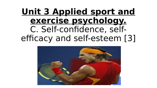 Unit 3 - Applied Sport & Exercise Psychology Unit Bundle | Teaching ...