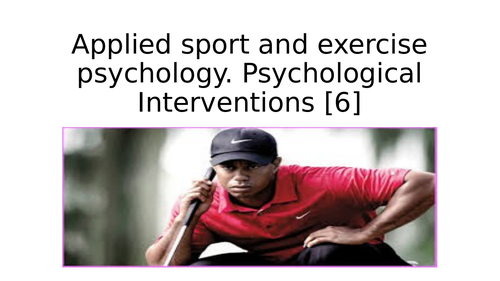 Unit 3 - Applied Sport & Exercise Psychology Unit Bundle | Teaching ...