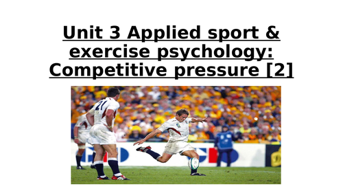 Unit 3 - Applied Sport & Exercise Psychology Unit Bundle | Teaching ...