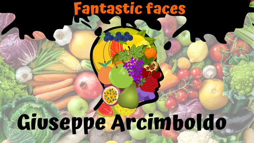 Harvest themed art activity- Giuseppe Arcimboldo fruit and vegetable ...