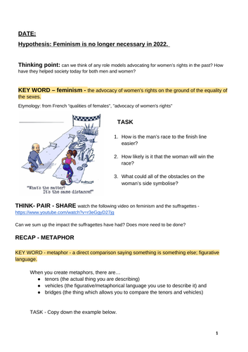 Protest Persuasive Writing Scheme of Work | Teaching Resources