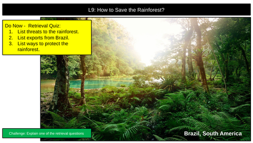 Save World Rainforest | Teaching Resources