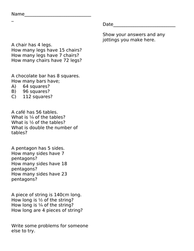 Bumper multiplication pack | Teaching Resources