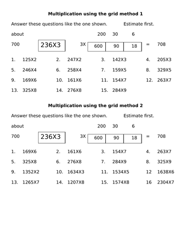 Bumper multiplication pack | Teaching Resources