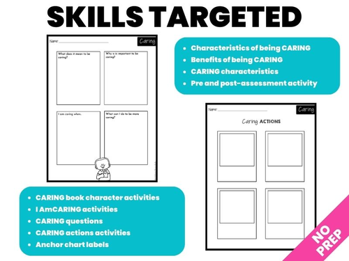IB Learner Profile Caring Activities and Graphic Organizers | Teaching ...