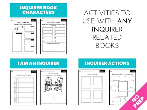 IB Learner Profile Inquirer Activities and Graphic Organizers ...