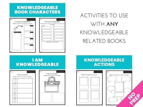 IB Learner Profile Knowledgeable Activities and Graphic Organizers ...