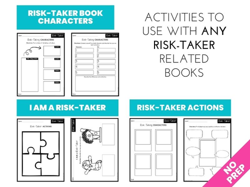 IB Learner Profile Risk-Taking Activities and Graphic Organizers ...