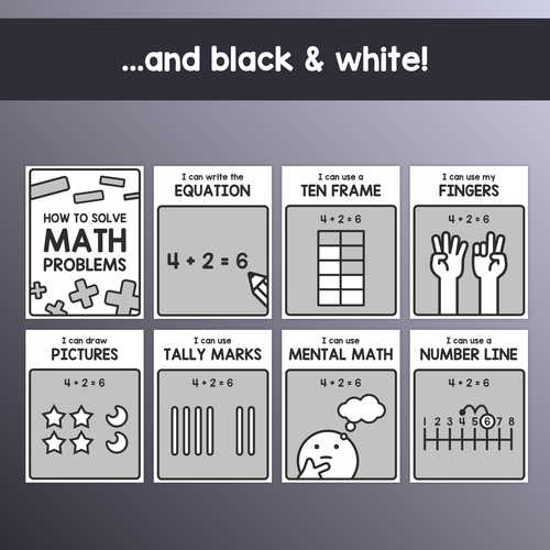 Math Strategies Posters | Single Digit Addition Posters, Math Bulletin ... Math Strategies Posters | Single Digit Addition Posters, Math Bulletin ...