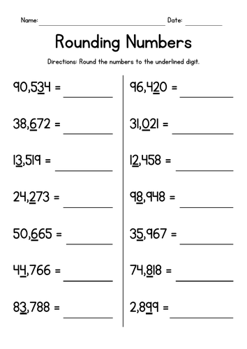 Place Value Worksheets BUNDLE - Comparing, Ordering, Rounding, Expanded ...