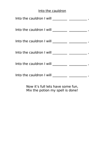 Lesson Plan and Halloween Poem | Teaching Resources