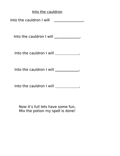 Lesson Plan and Halloween Poem | Teaching Resources