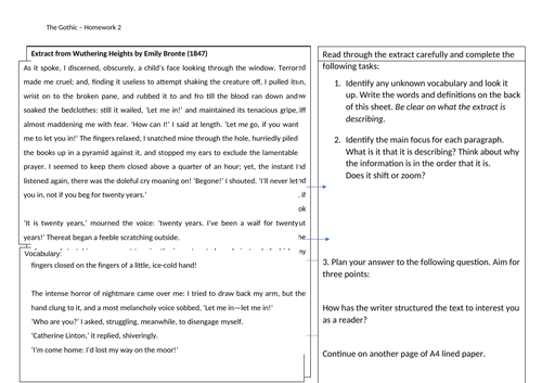 The Gothic - 20 complete lessons, fully resourced | Teaching Resources
