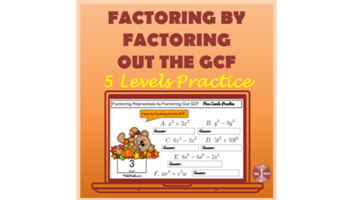 Factoring Polynomials by Factoring out the Greatest Common Factor - 5 ...