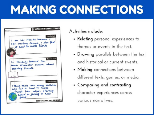 Meesha Makes Friends Activities - Reading Comprehension - Reading ...