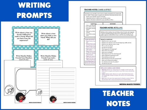 Meesha Makes Friends Activities - Reading Comprehension - Reading ...