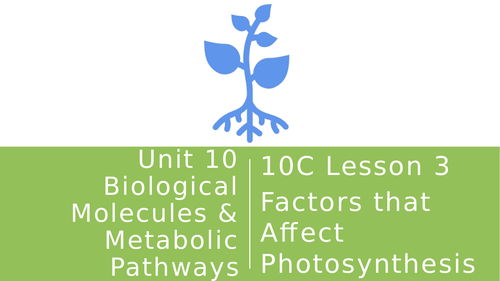 BTEC AppSci RQF 10C L3 Factors Affecting Photosynthesis | Teaching ...