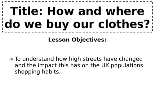 Fast Fashion Unit- KS3 Fully Resources | Teaching Resources