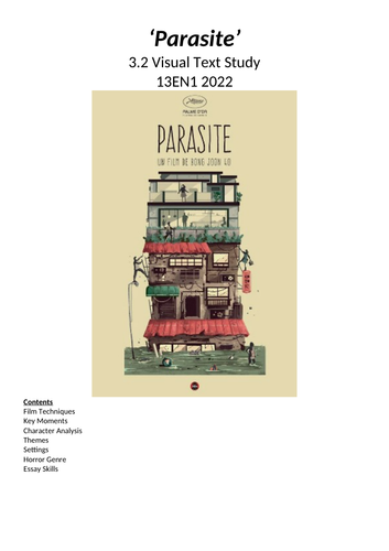 'Parasite' Film Study | Teaching Resources