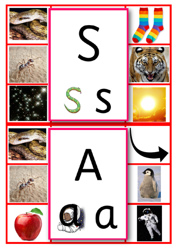 Little Wandle phase 2 - initial sounds peg boards | Teaching Resources