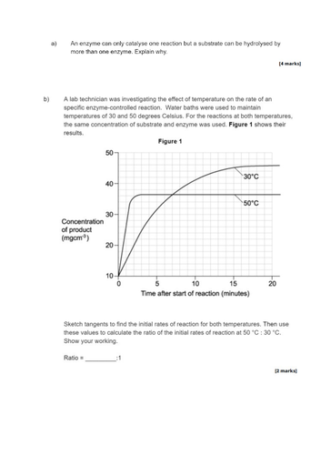 OCR Enzymes structure and rate of reaction | Teaching Resources