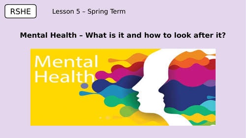 Mental Health Lesson KS2 | Teaching Resources