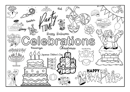 Special Days and Celebrations Doodles | Teaching Resources