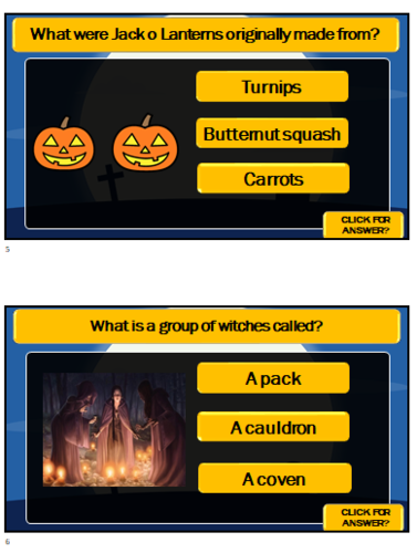 Halloween Quiz | Teaching Resources