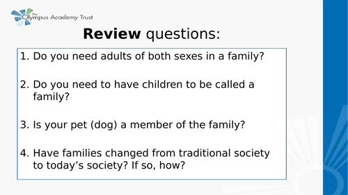 GCSE Sociology AQA Families unit | Teaching Resources