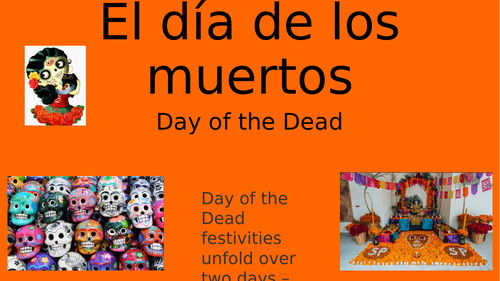 El Día de los Muertos (Day of the Dead) Lesson plus worksheets ...