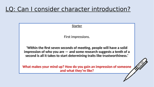 English Language Lessons (AQA) | Teaching Resources