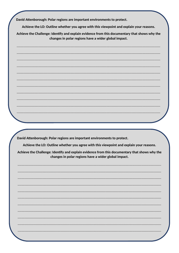 Frozen Planet 2 - Our Frozen Planet | Teaching Resources