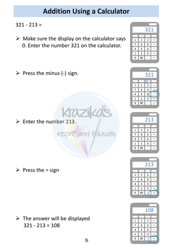 Subtraction PowerPoint Lesson and Workbook - Maths Functional Skills ...