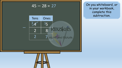 Subtraction PowerPoint Lesson and Workbook - Maths Functional Skills ...