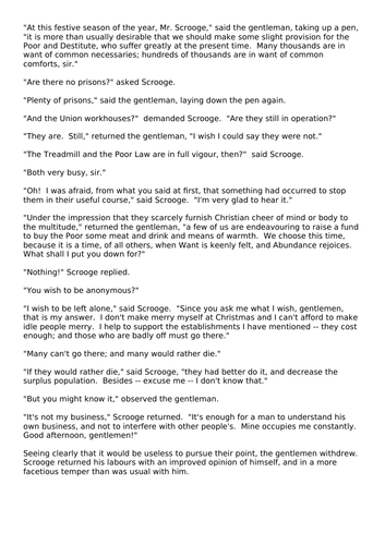 A Christmas Carol staves 1 and 2 full lessons | Teaching Resources